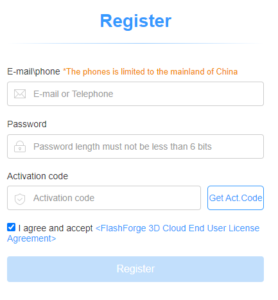 【FlashCloud】登録方法 - FLASHFORGE